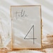 Wooden Table Numbers L Wedding Table Numbers L Table Numbers L | Etsy