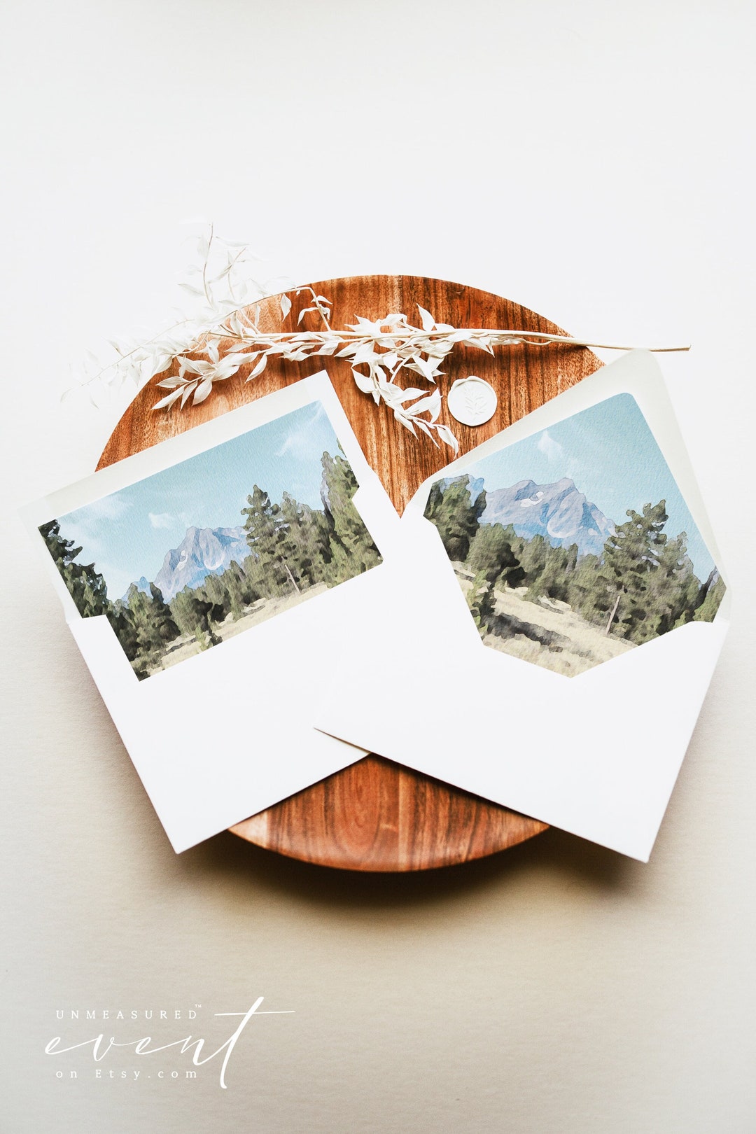 TETON NATIONAL PARK Envelope Liner Printable, Destination Wedding ...