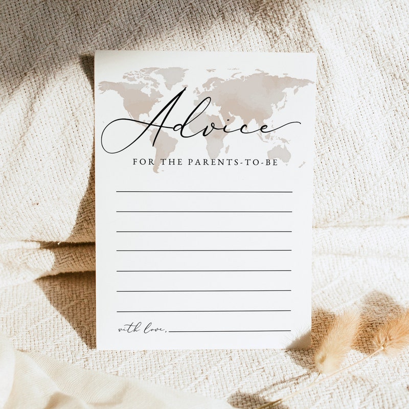 New Baby Map Card - Etsy