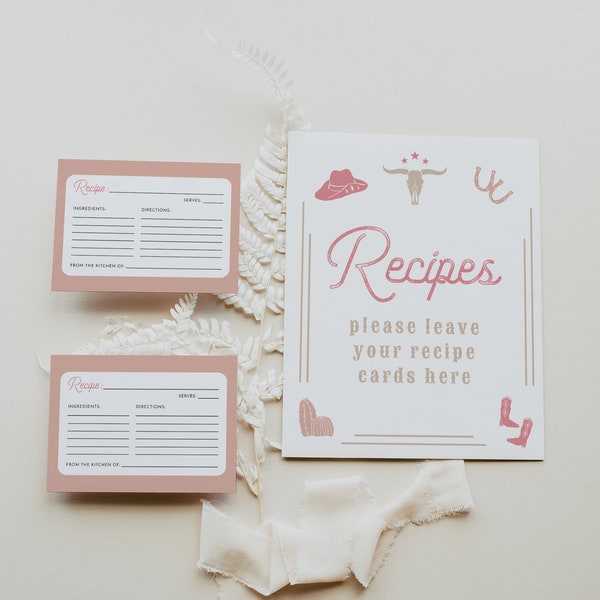 Printable Recipe Cards - Etsy