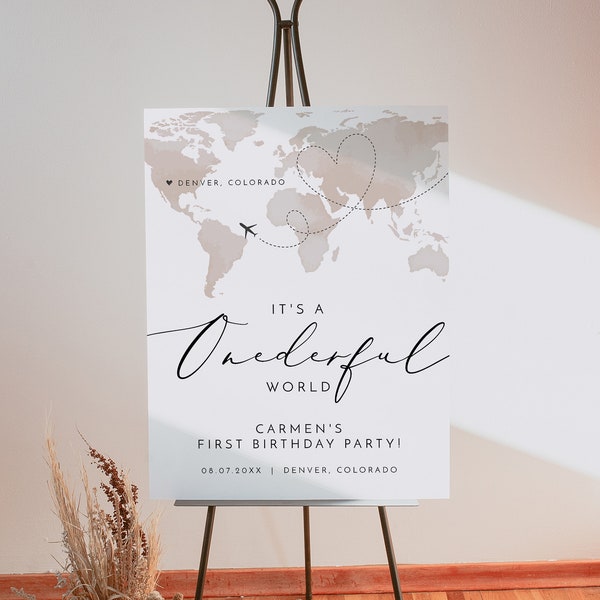 Watercolor World Map - Etsy