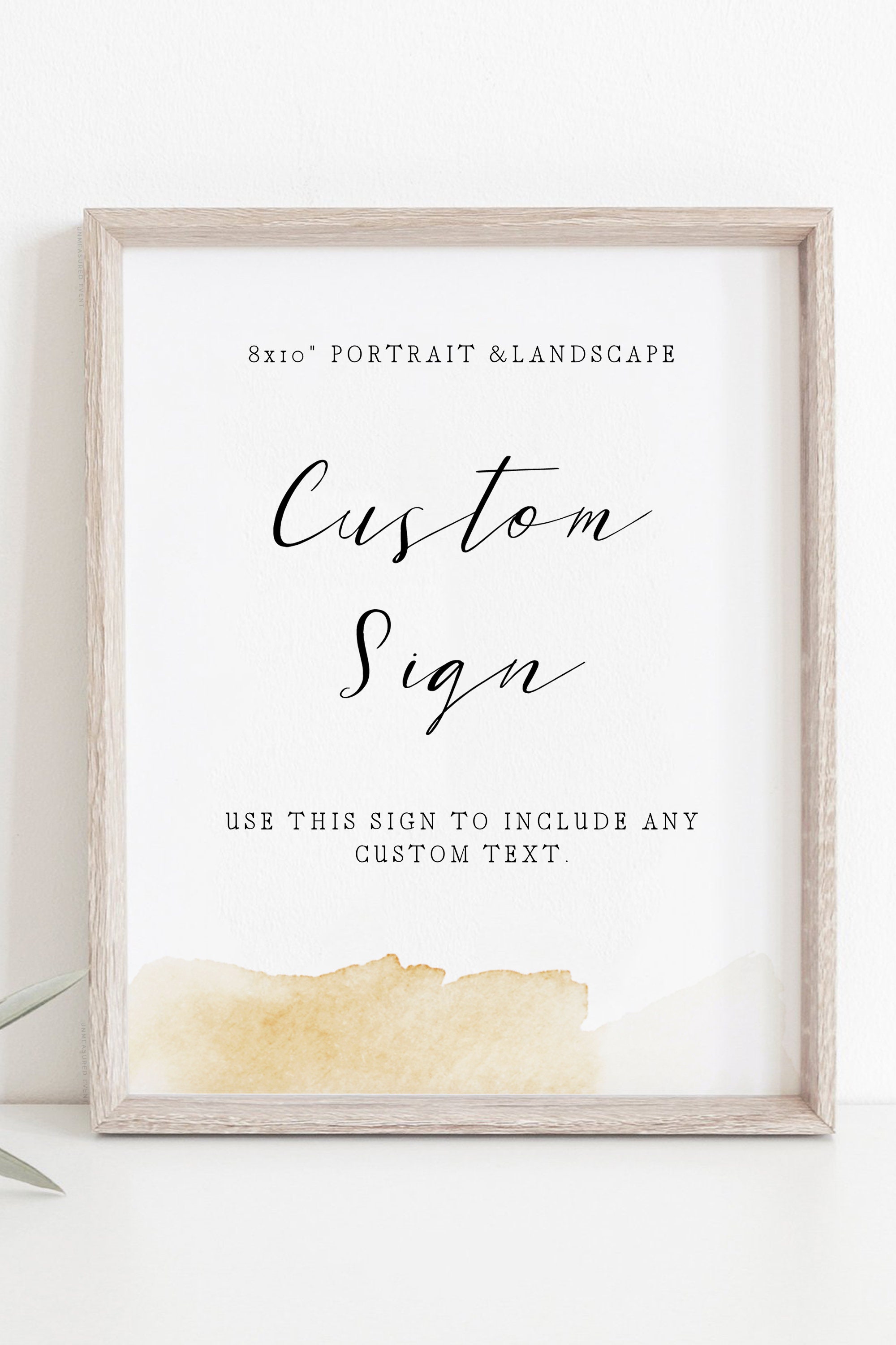 NOLA Yellow Watercolor 8x10 Custom Sign Template | Etsy