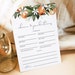 CALLIOPE PRINTED + SHIPPED Baby Shower Game, Baby Advice and ...