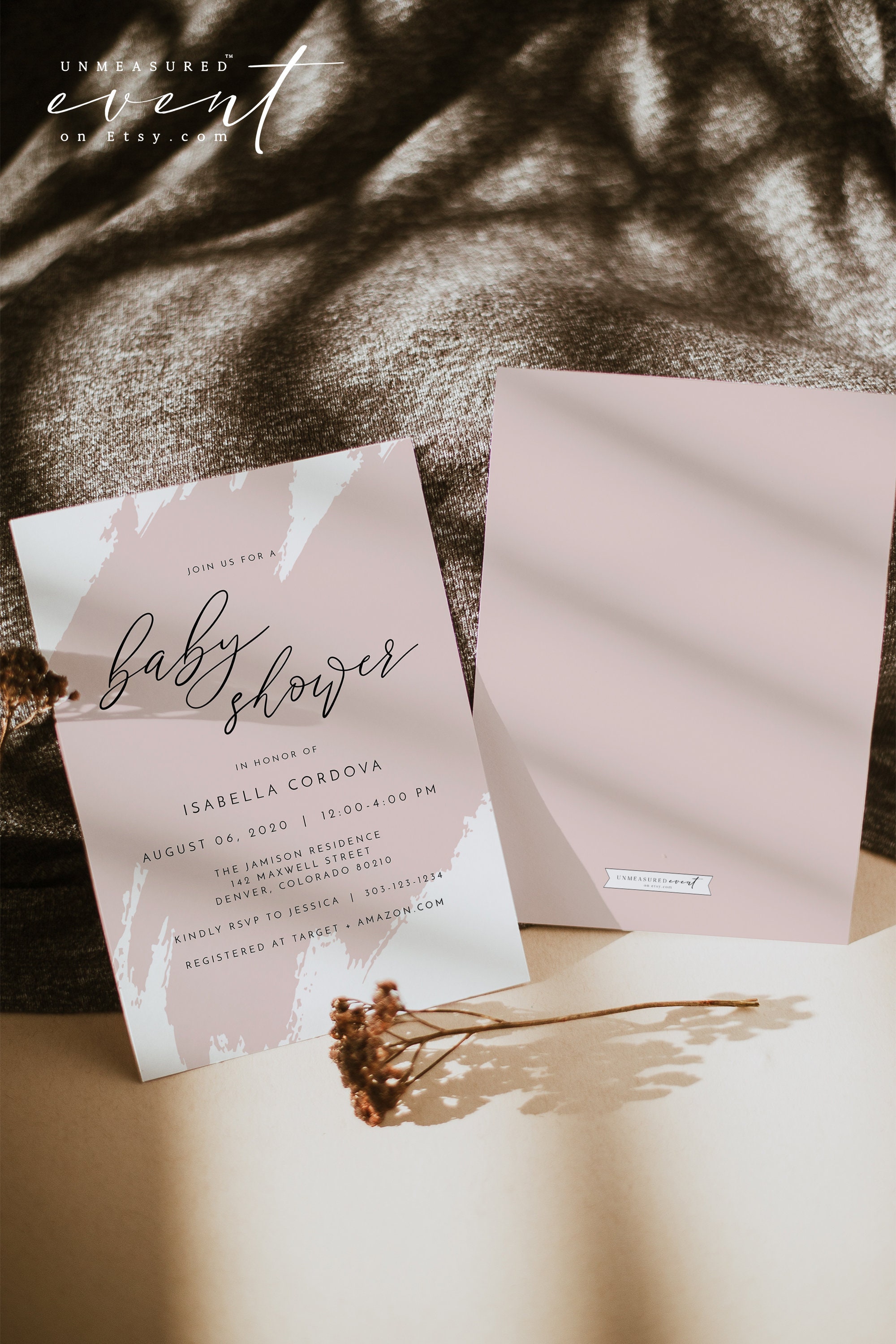 GRETCHEN Baby Shower Invitation Template Printable Baby | Etsy