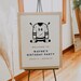 WAYNE Birthday Welcome Sign Template Hockey Birthday Party Welcome Sign ...
