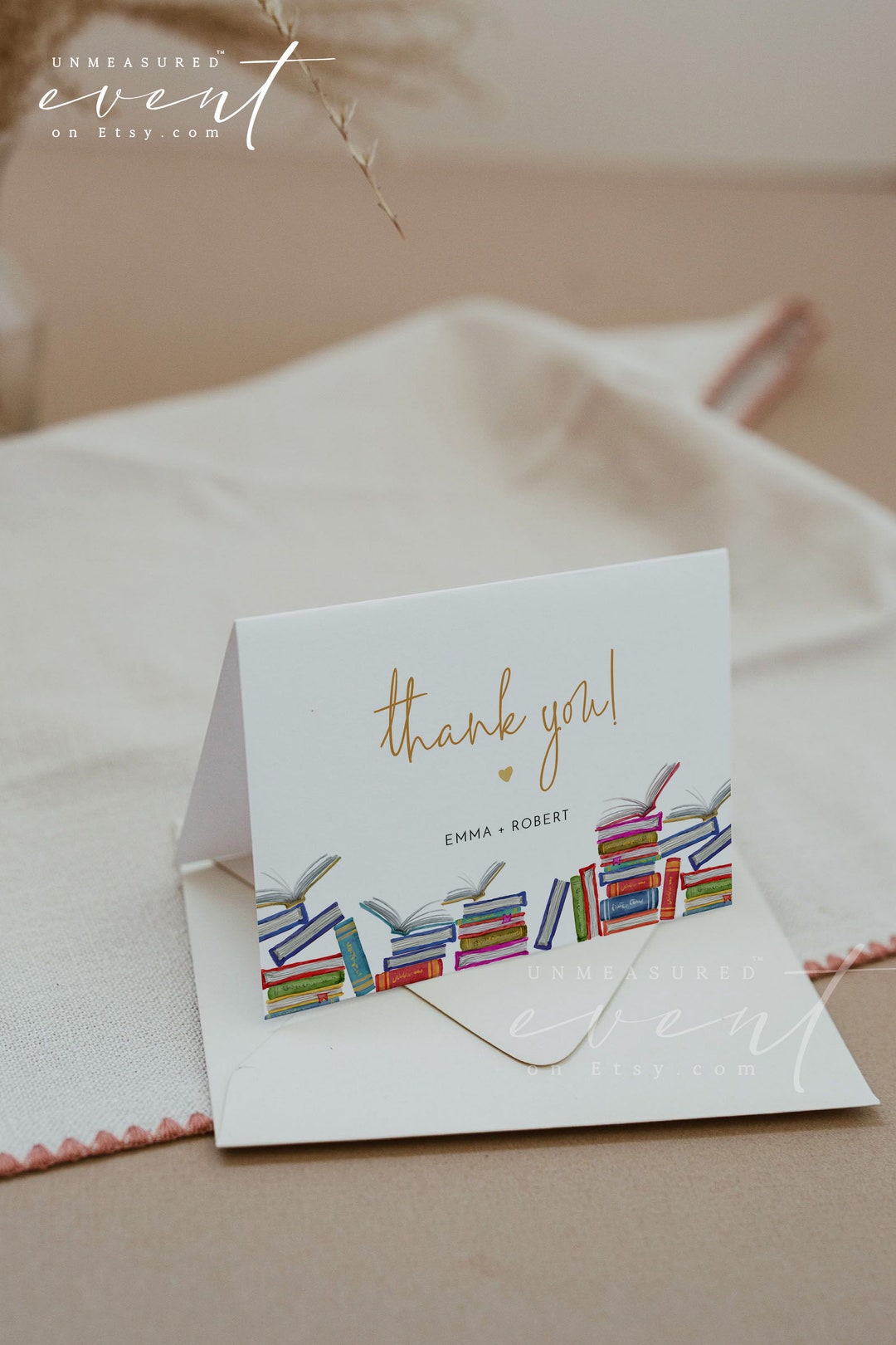 THEO Books Thank You Card Template, Storybook Thank You Cards ...