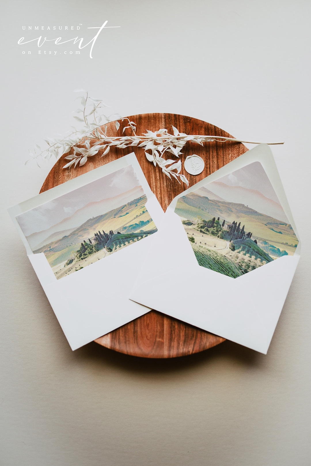 TUSCANY Envelope Liner Printable, Destination Wedding Envelope Liner ...