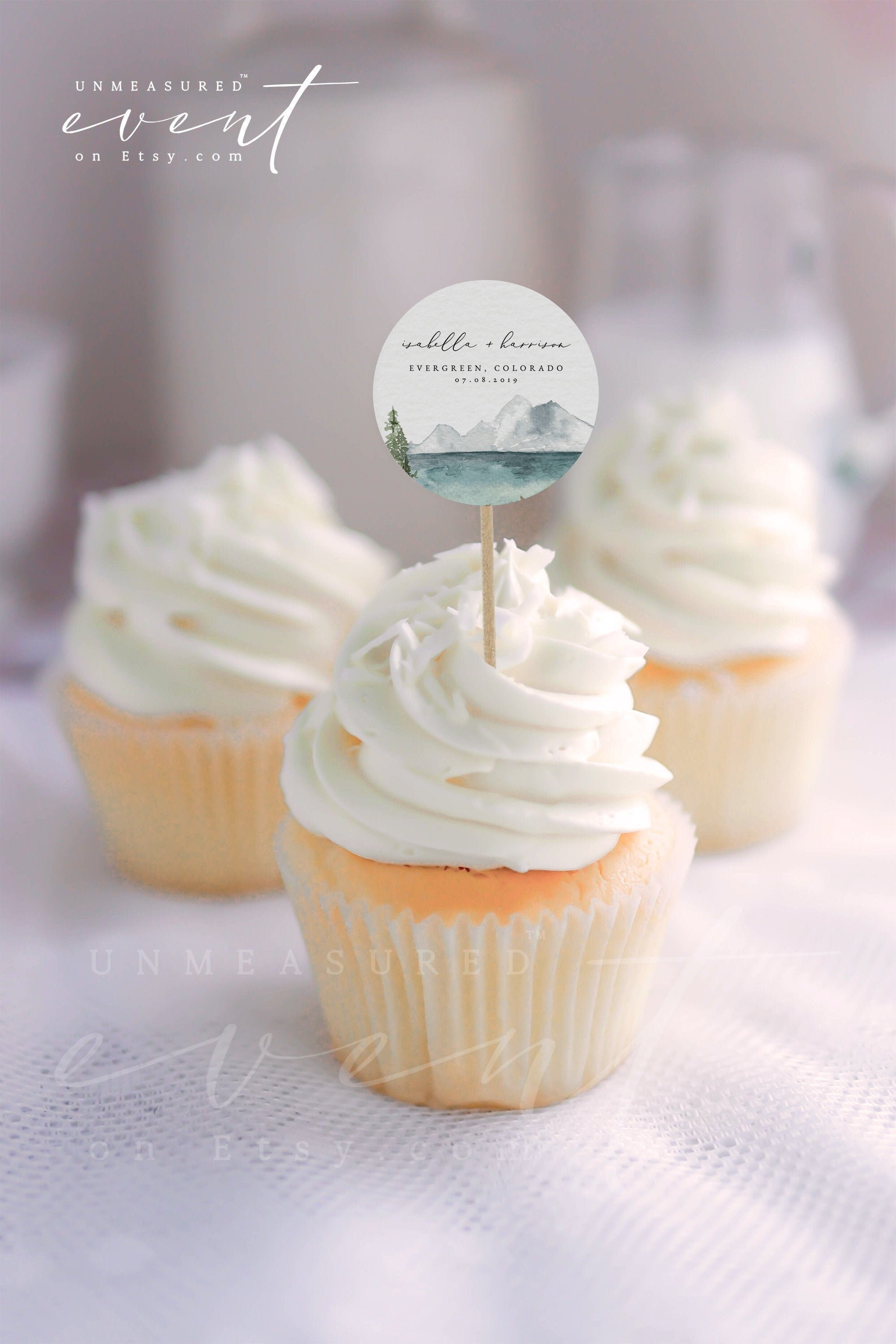 CLOVER Cupcake Topper Template Printable Cupcake Flags - Etsy