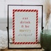 MERI Printable Christmas Food Sign Template Eat Drink and Be Merry Sign ...