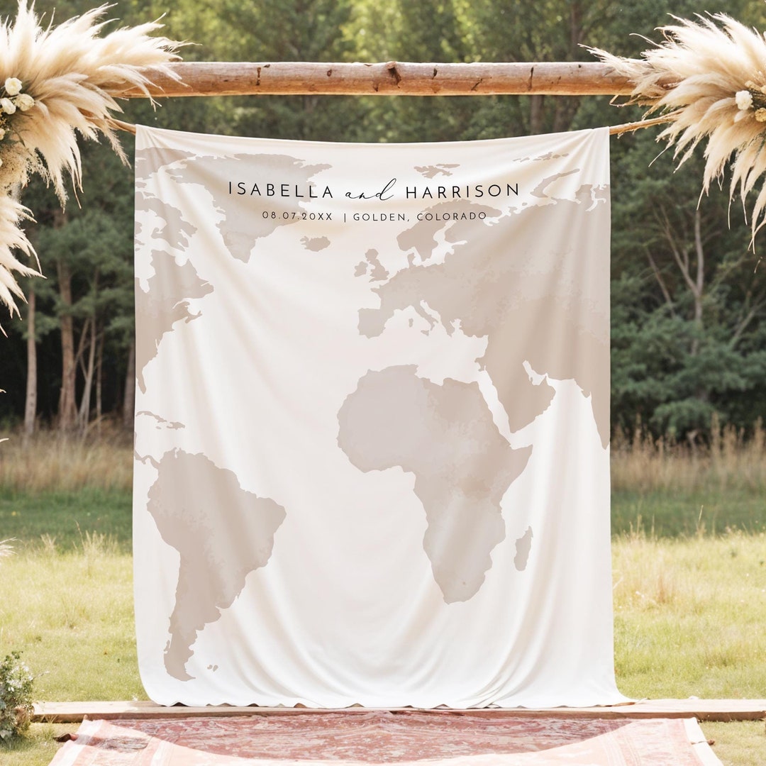 CARMEN Wedding Ceremony Backdrop, Wedding Tapestry, Backdrop for ...