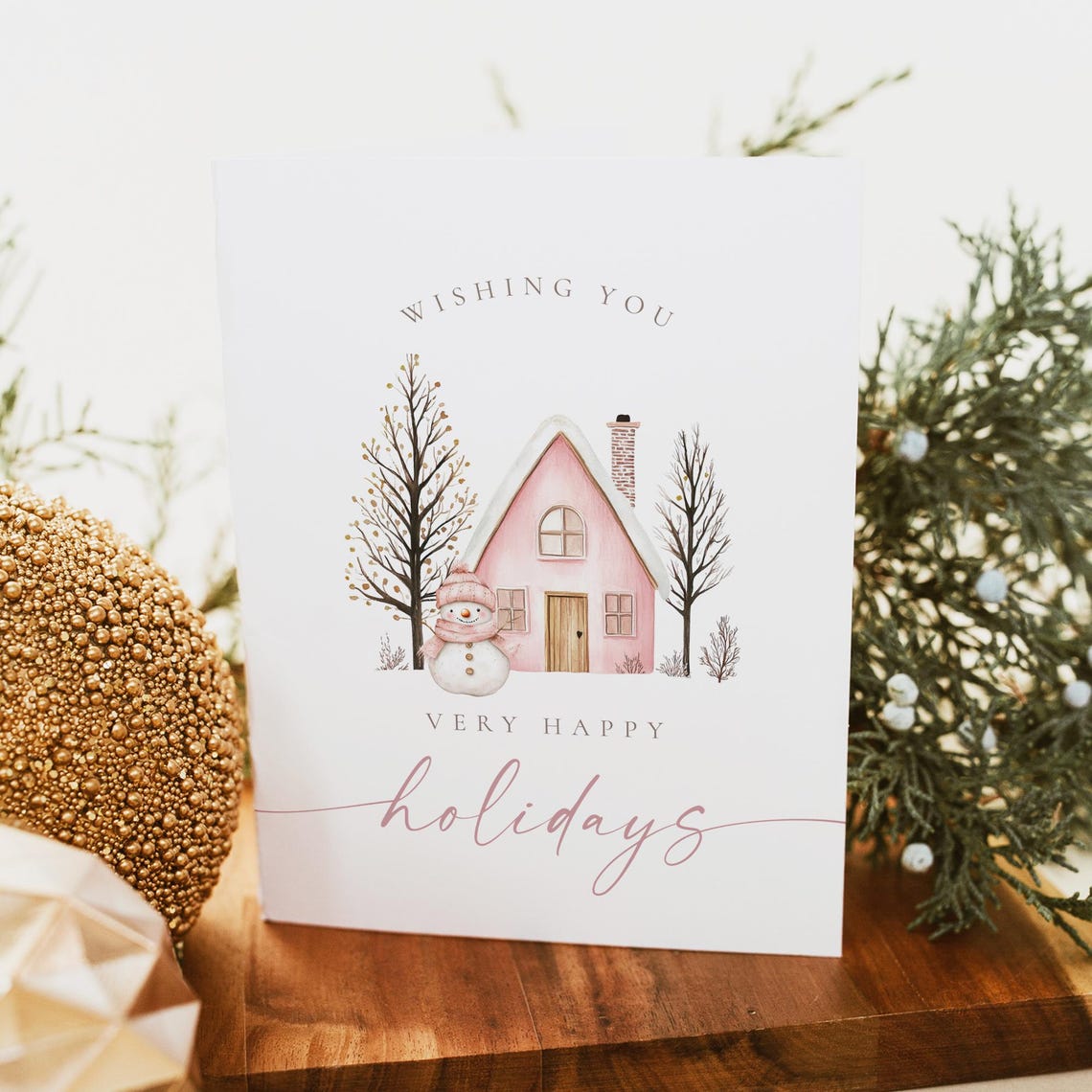 BLAIR PRINTED + SHIPPED Christmas Cards, Christmas Greeting Card Set ...