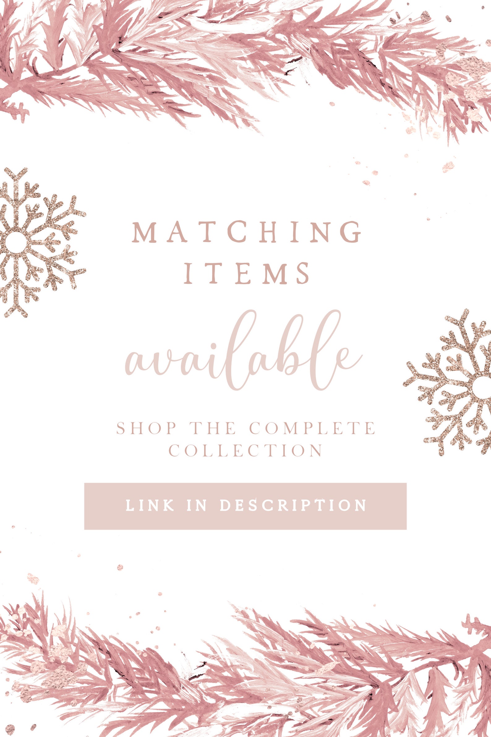 RORY Pink Winter Baby Shower Invitation Template Suite, Blush Little ...