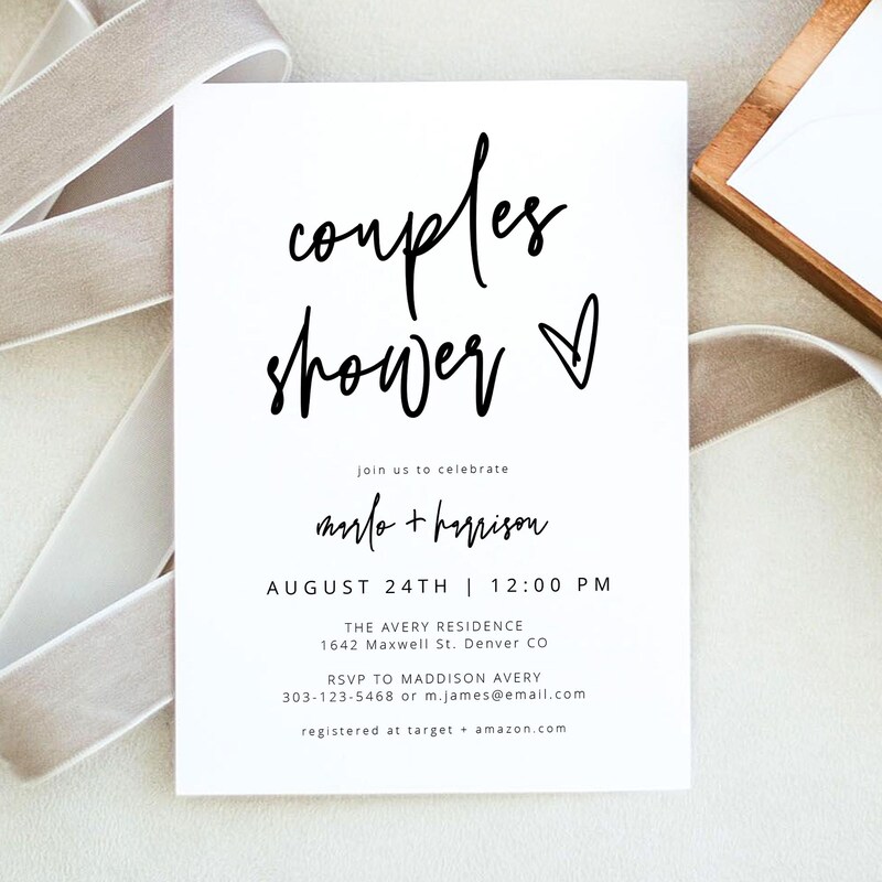 Couples Shower Invitation - Etsy