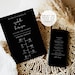 JOVI Wedding Icon Timeline & Program Template Edgy Black - Etsy