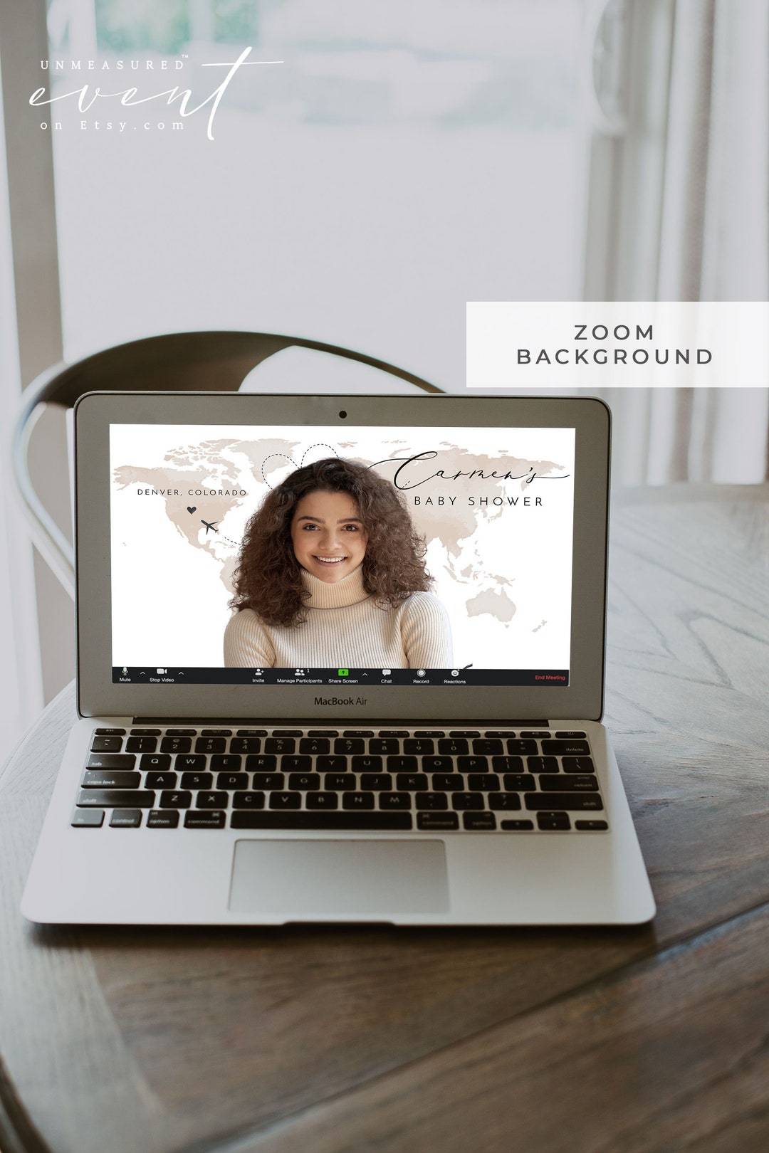 CARMEN Zoom Background, Virtual Meeting Background, Zoom Template ...