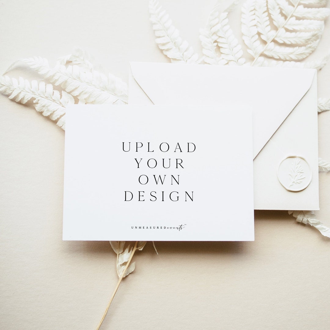 5x3.5" Card Printing, Enclosure Card Printing, Wedding RSVP Card ...