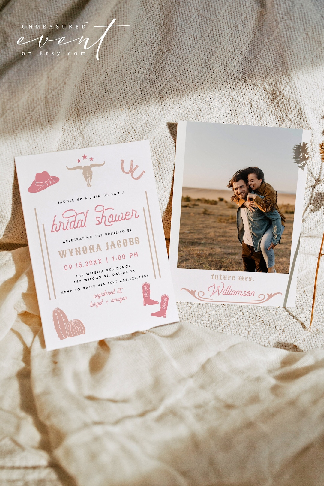 Rodeo Bridal Shower Invitation Template, Cowgirl Bridal Shower ...