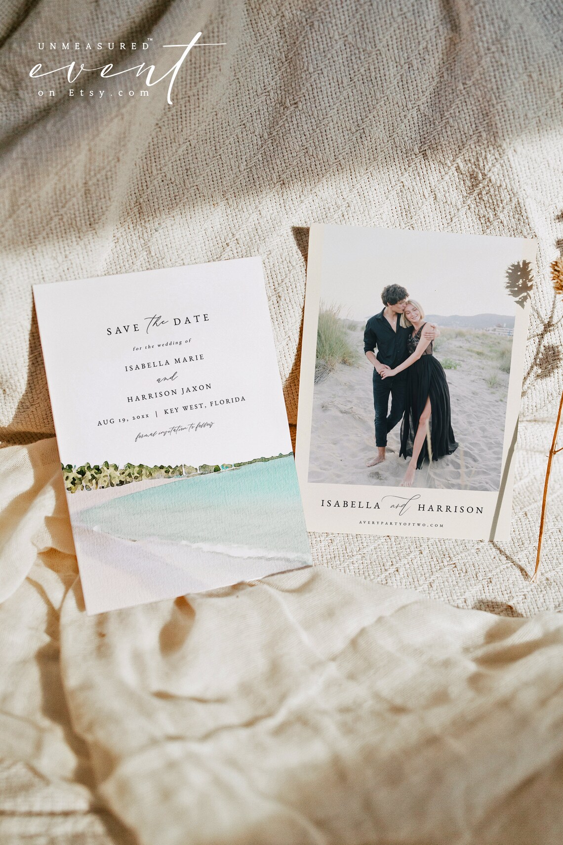 KEY WEST Save the Date Postcard Template Printable Florida - Etsy