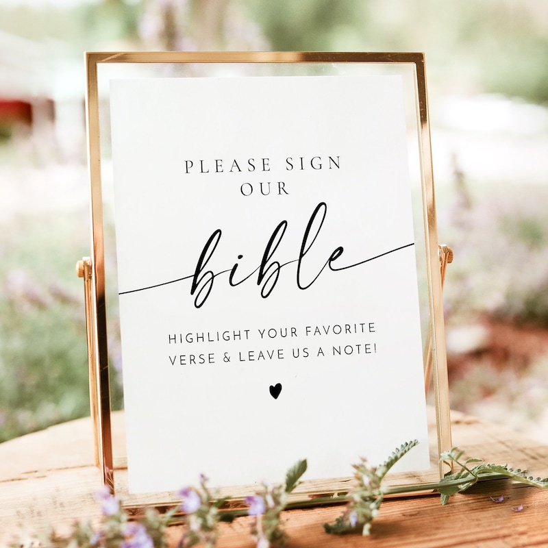 Wedding Bible - Etsy
