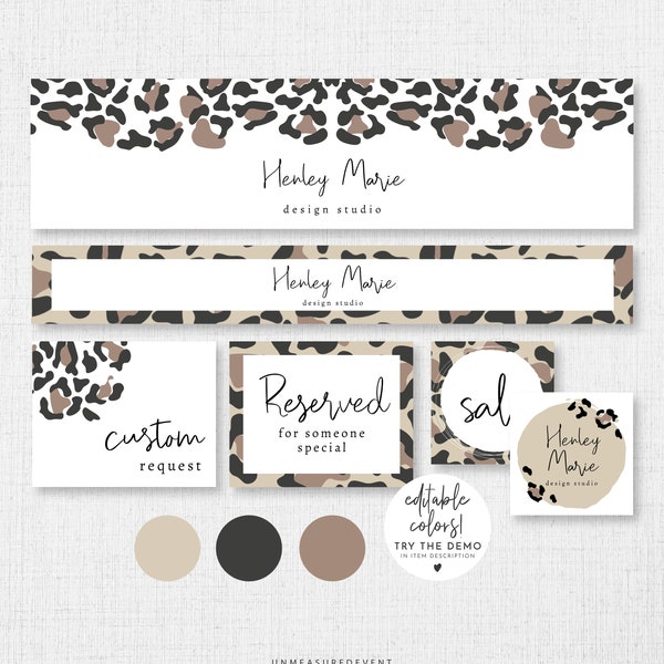 Leopard Banner - Etsy