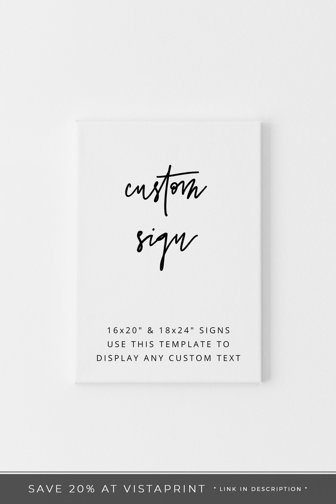 MARLO Bold Contemporary Wedding Sign Bundle Template, Modern Wedding ...