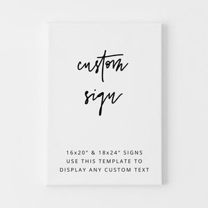 MARLO Bold Contemporary Wedding Sign Bundle Template, Modern Wedding ...