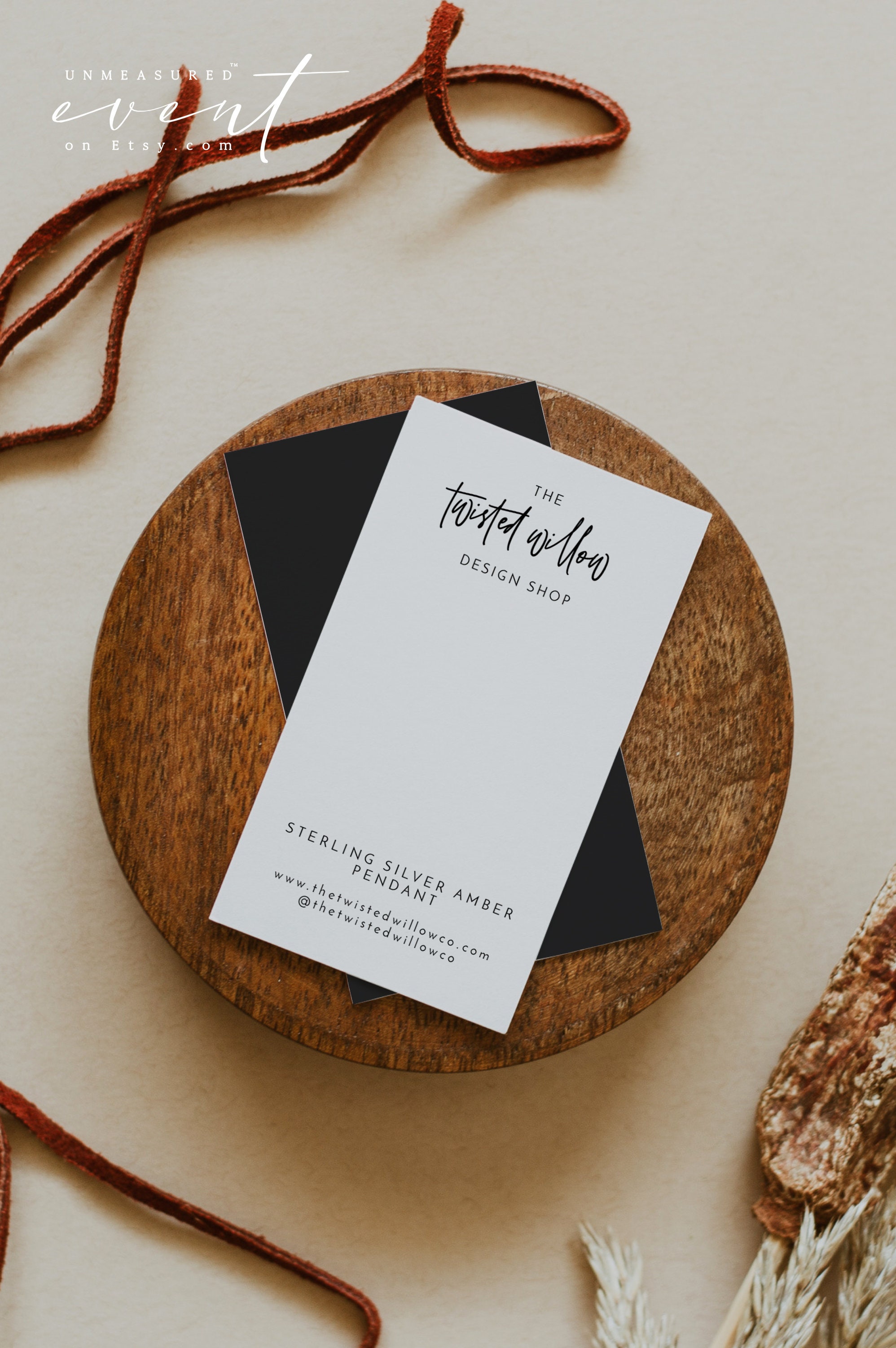 MARLO Product Display Cards Printable Jewelry Cards Bow | Etsy