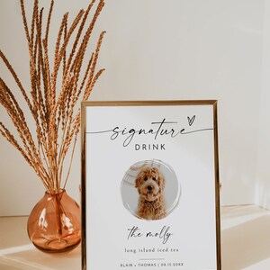1 Pet Signature Drink Sign Dog Signature Drink Sign Photo - Etsy