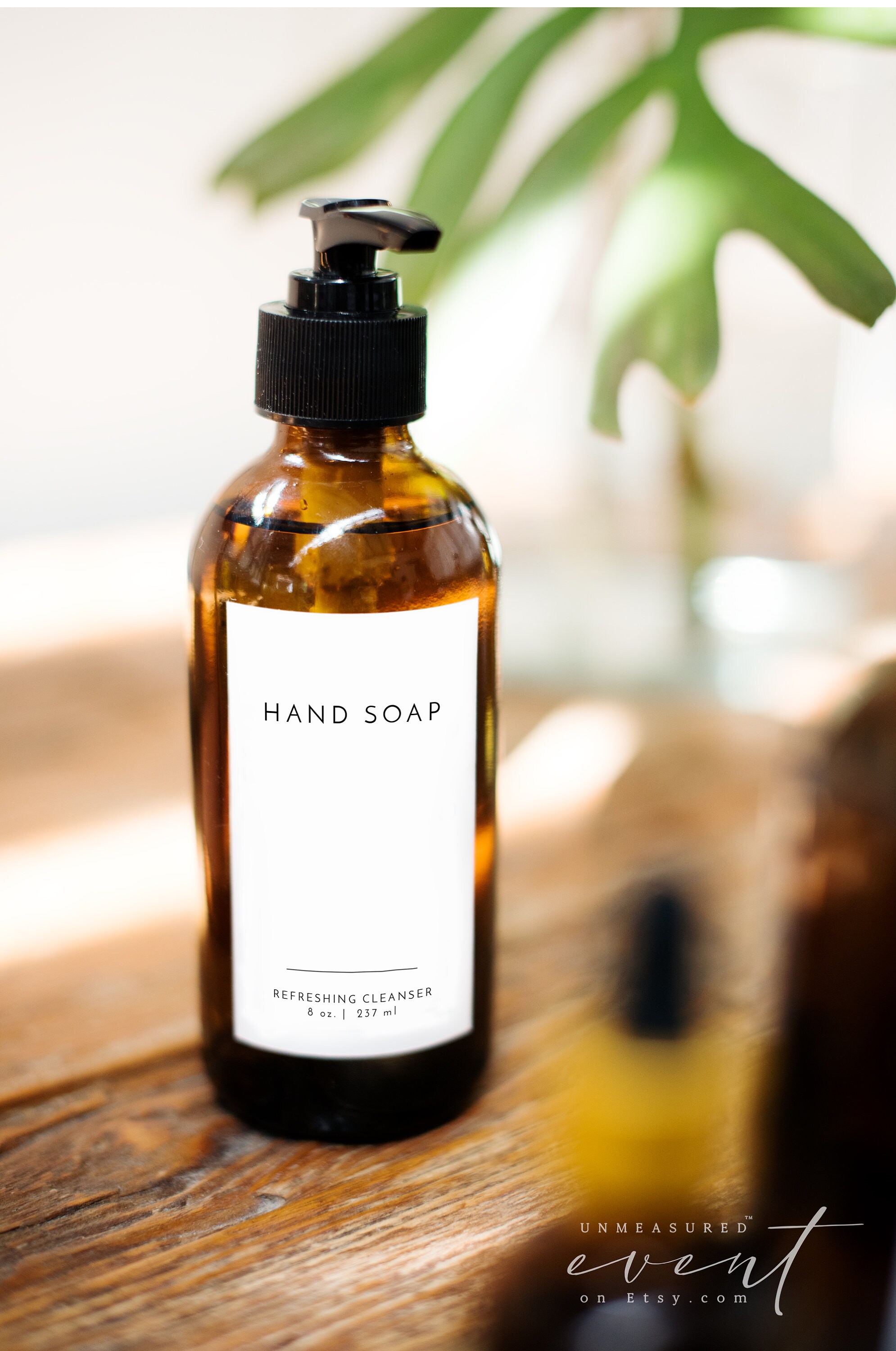 KENNEDY DIY Printable Soap Label Template, Shampoo Labels Instant ...
