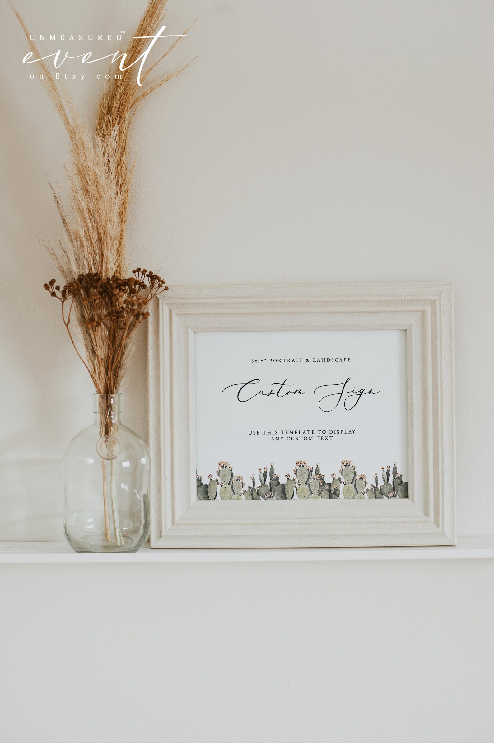 NORAH 8x10 Custom Sign Printable Signs Tabletop - Etsy