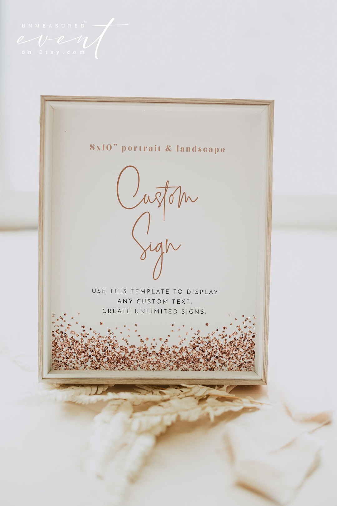 Plantilla de letrero personalizado REGINA, letrero editable de 8 x 10 ...