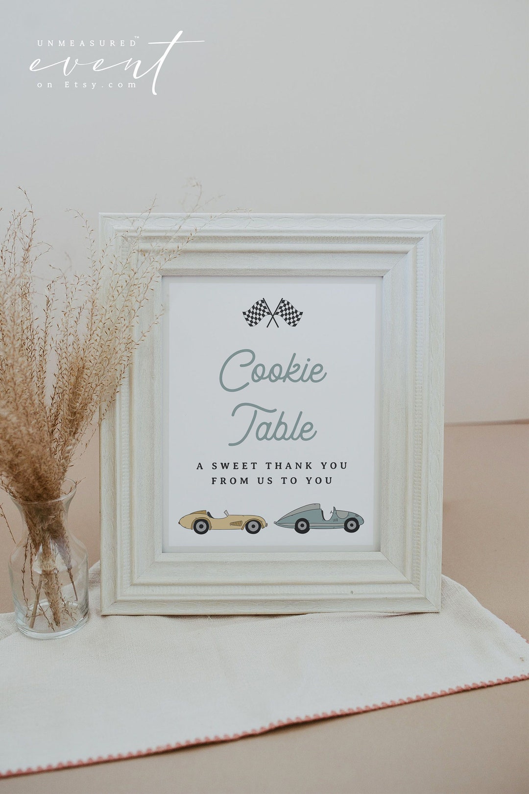 MAVERICK Cookie Table Sign Printable, Race Car Birthday Cookie Sign ...