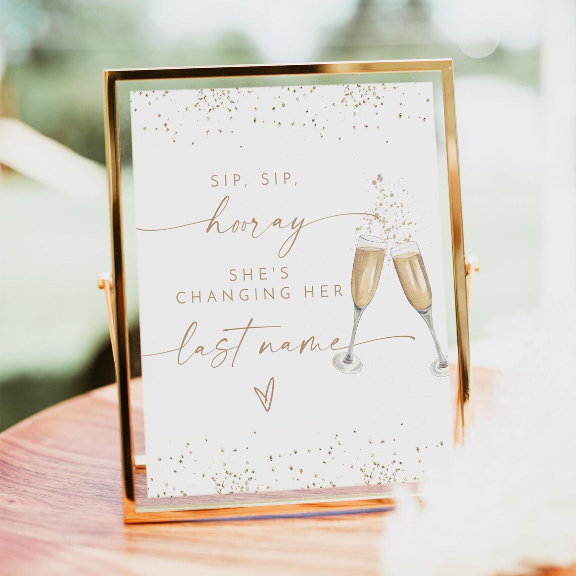 Sip Sip Hooray Sign, Bridal Brunch Welcome Sign, Pop the Champagne ...