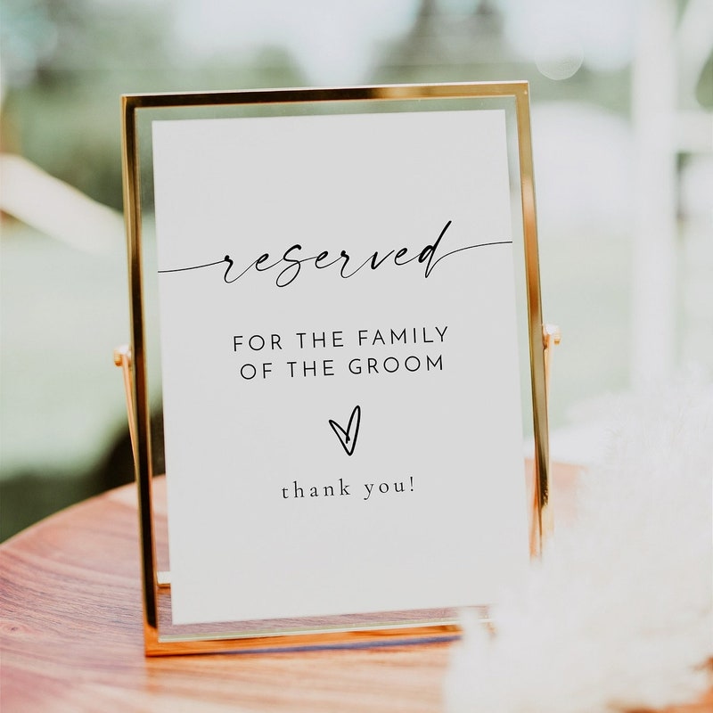 Reserved Sign - Etsy