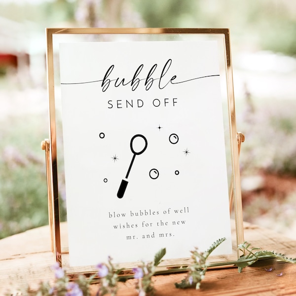 Wedding Bubble Sign - Etsy