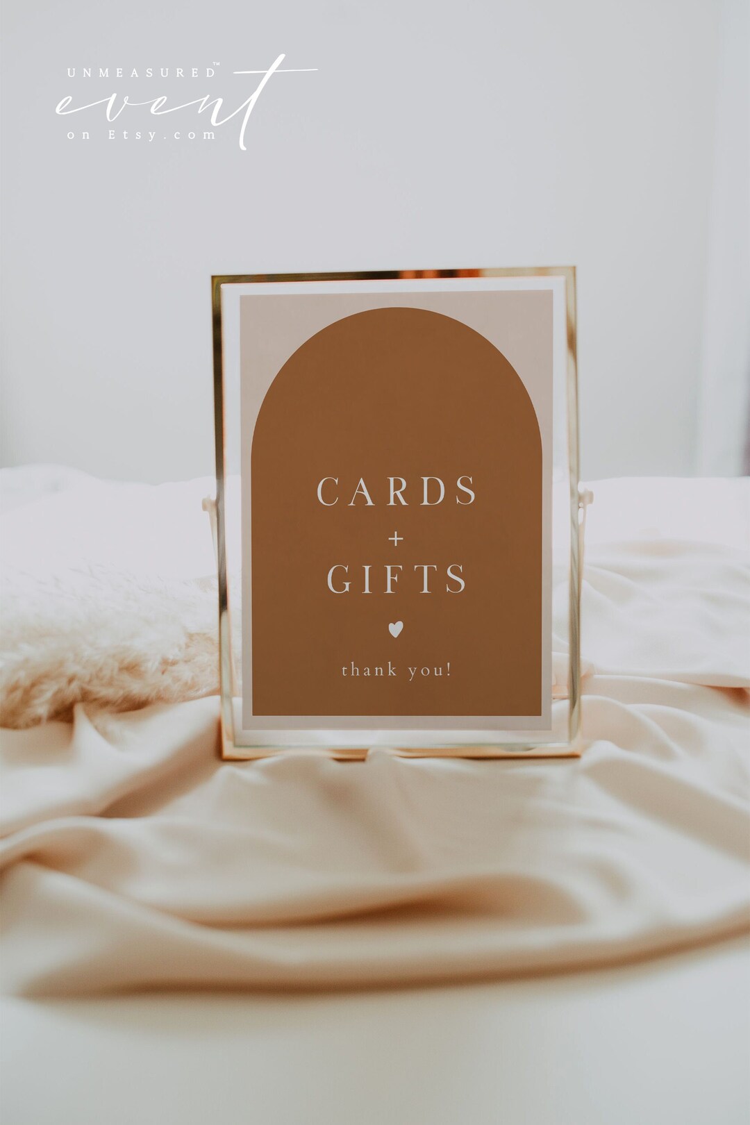 MIA Terracotta Cards and Gifts Sign Template, Burnt Orange Cards and ...