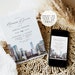 CHICAGO Rehearsal Dinner Invitation Template, Watercolor Chicago ...
