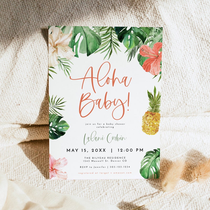 Aloha Invitation - Etsy
