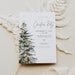 Minimalist Christmas Party Invitation Template Modern - Etsy