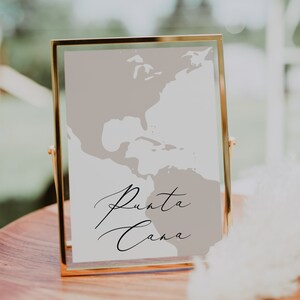 Travel Map City Name Table Number Template, World Map Table Numbers ...