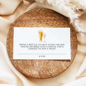 CHARLIE PRINTED + SHIPPED Stock the Bar Set, Bottle Raffle Sign and ...