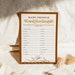 FARRAH Word Scramble Baby Shower Game Template, Printable Baby Shower ...