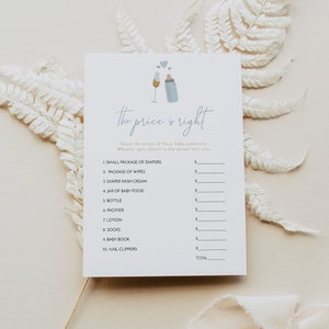 ANDI Price is Right Baby Shower Game, Poppin' Bottles Baby Shower Games ...