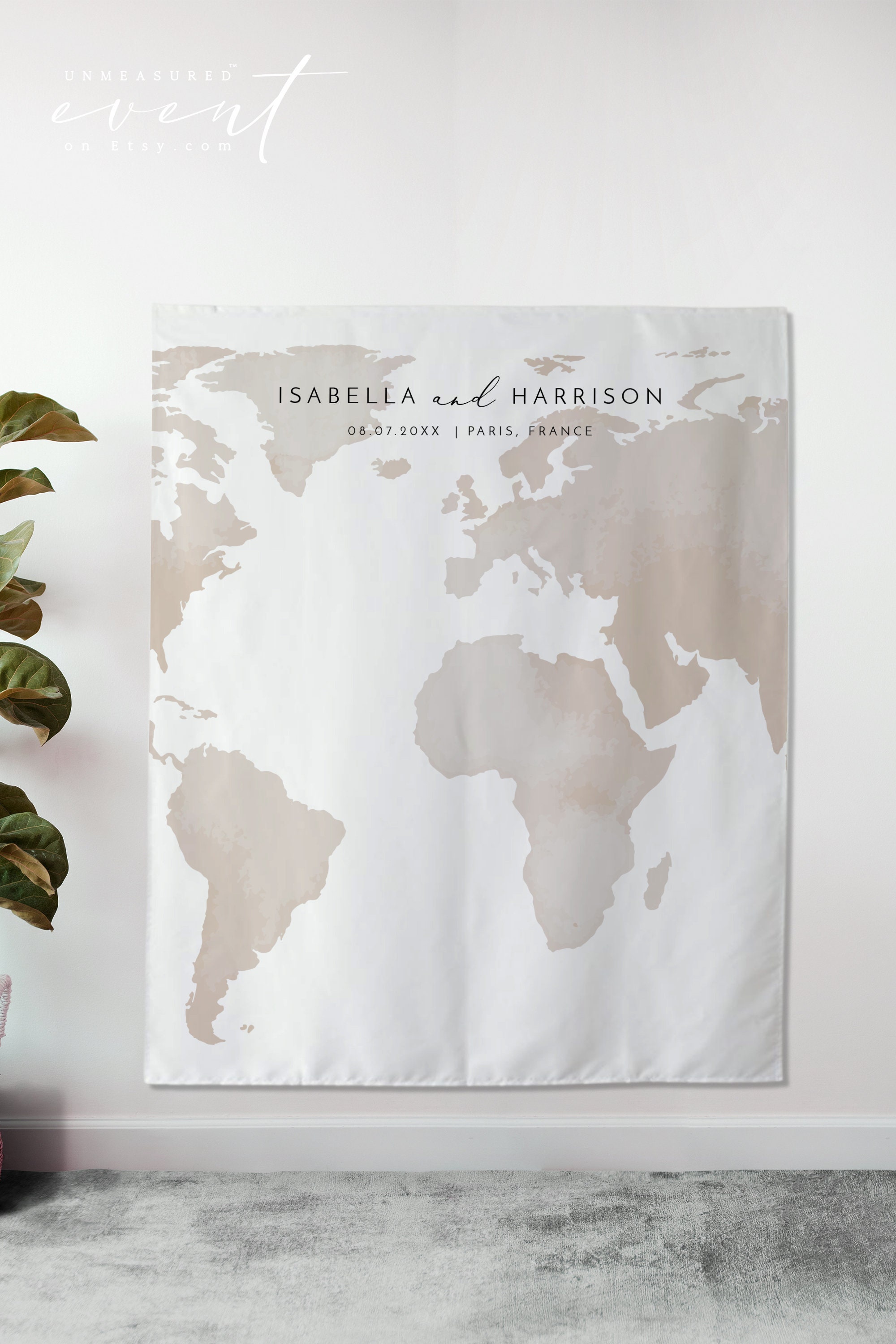 CARMEN Wedding Ceremony Backdrop Wedding Tapestry Backdrop - Etsy