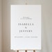 EDITH Classic Wedding Welcome Sign Template, Minimalist Wedding Welcome ...