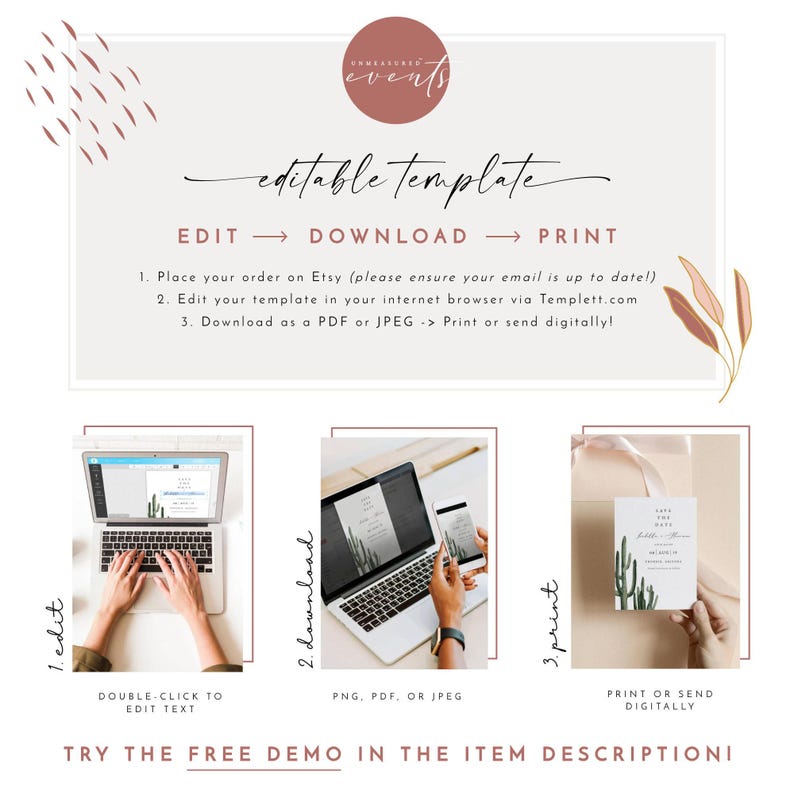 SAVANNAH Mimosa Sign Printable Template Instant Download, Peach Bridal ...