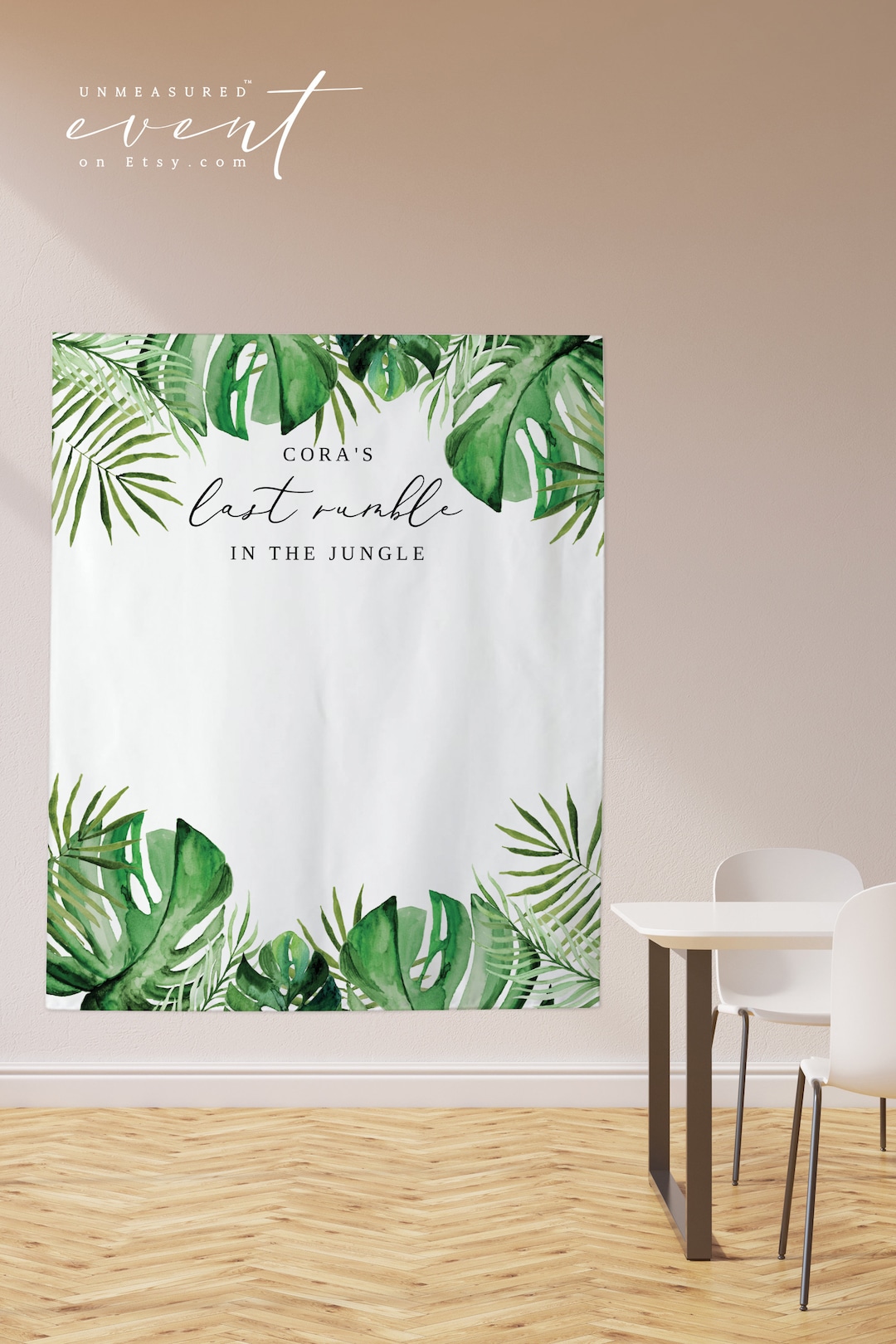 Bachelorette Banner Template, Last Rumble in the Jungle Backdrop, Photo ...