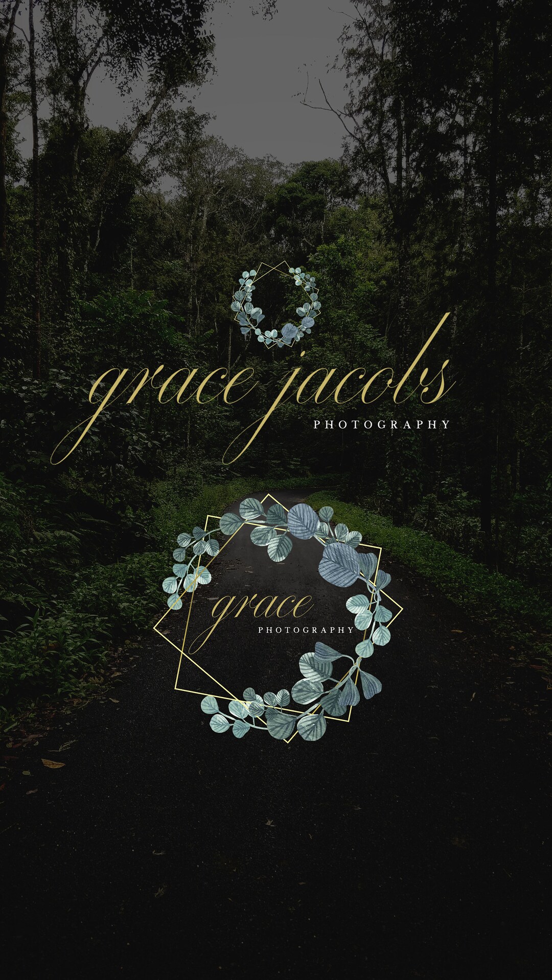Greenery Logo Design Template, Photography Logo Instant Download ...