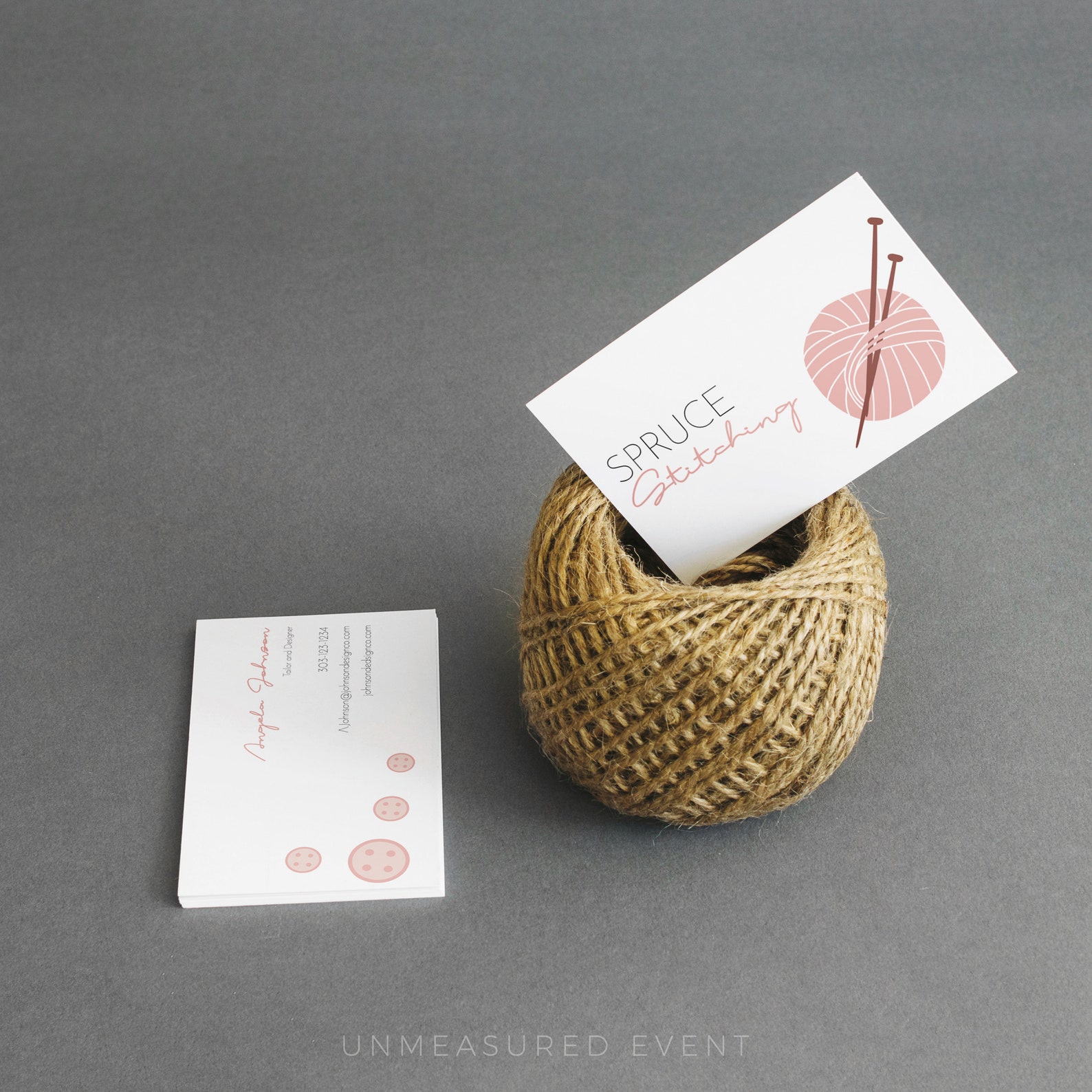 Knitting Business Card Yarn Business Card Business Cards - Etsy