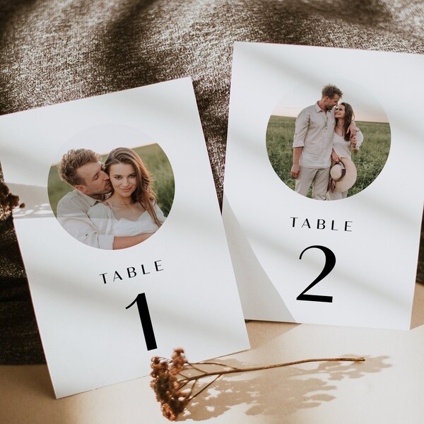 Polaroid Table Numbers - Etsy
